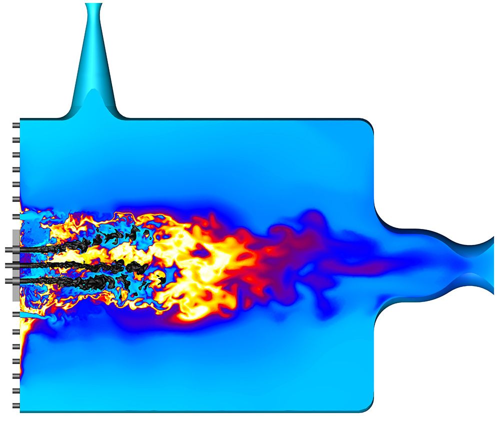 Simulating Acoustic-Flame Interactions in Rocket Engines: Gauss Centre for Supercomputing e.V.