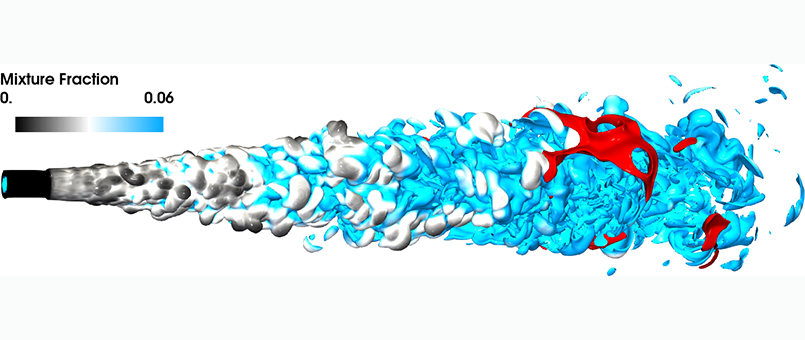Fully Resolved Autoigniting Transient Jet Flame Simulation: Gauss ...